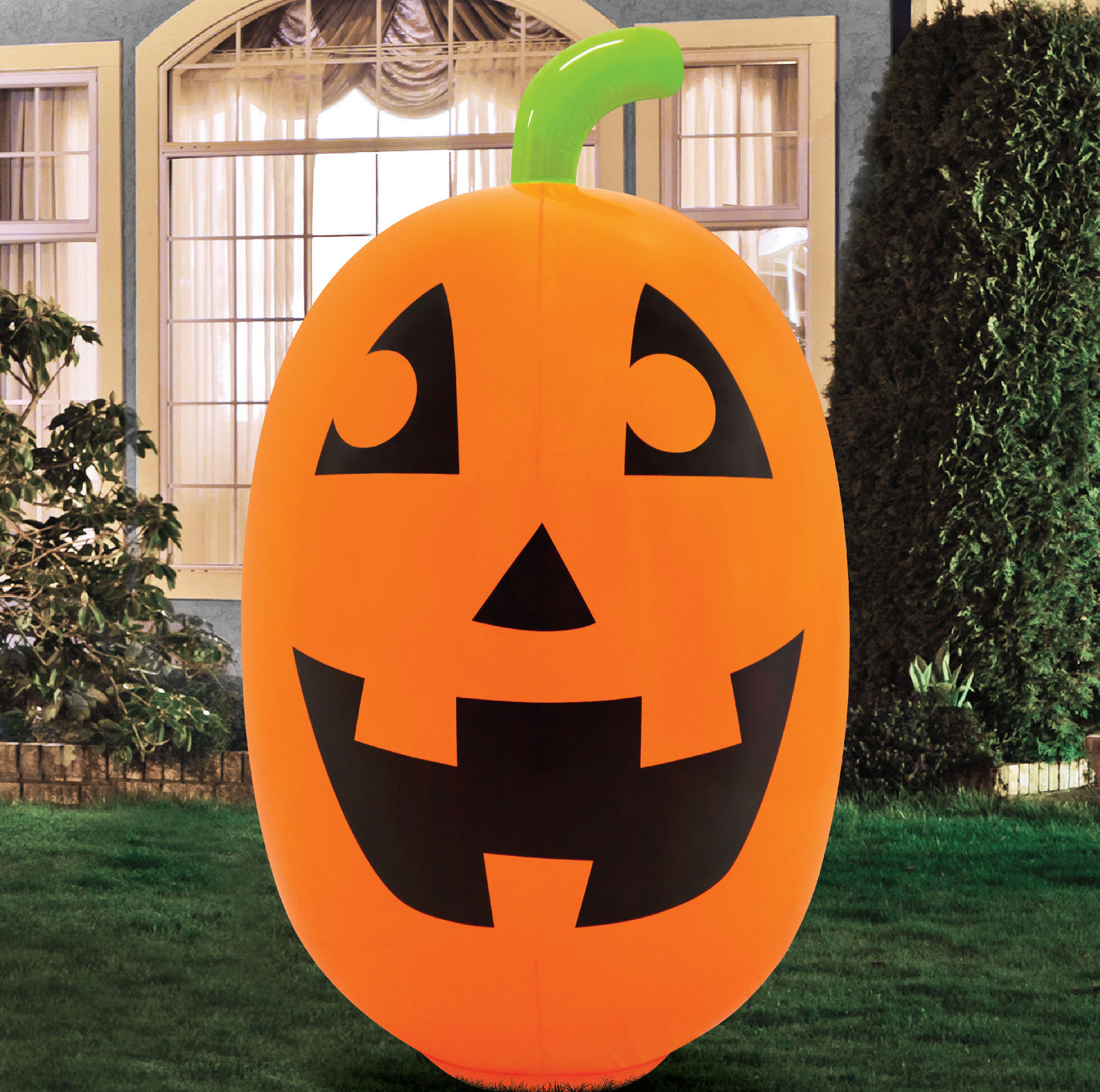 The Holiday Aisle® PVC Pumpkin Inflatable | Wayfair