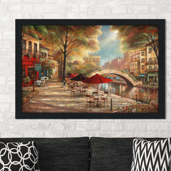 Fleur De Lis Living Riverwalk Charm II Framed On Plastic/Acrylic by ...