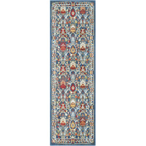Bungalow Rose Hasrat Performance Navy/Khaki Rug & Reviews | Wayfair