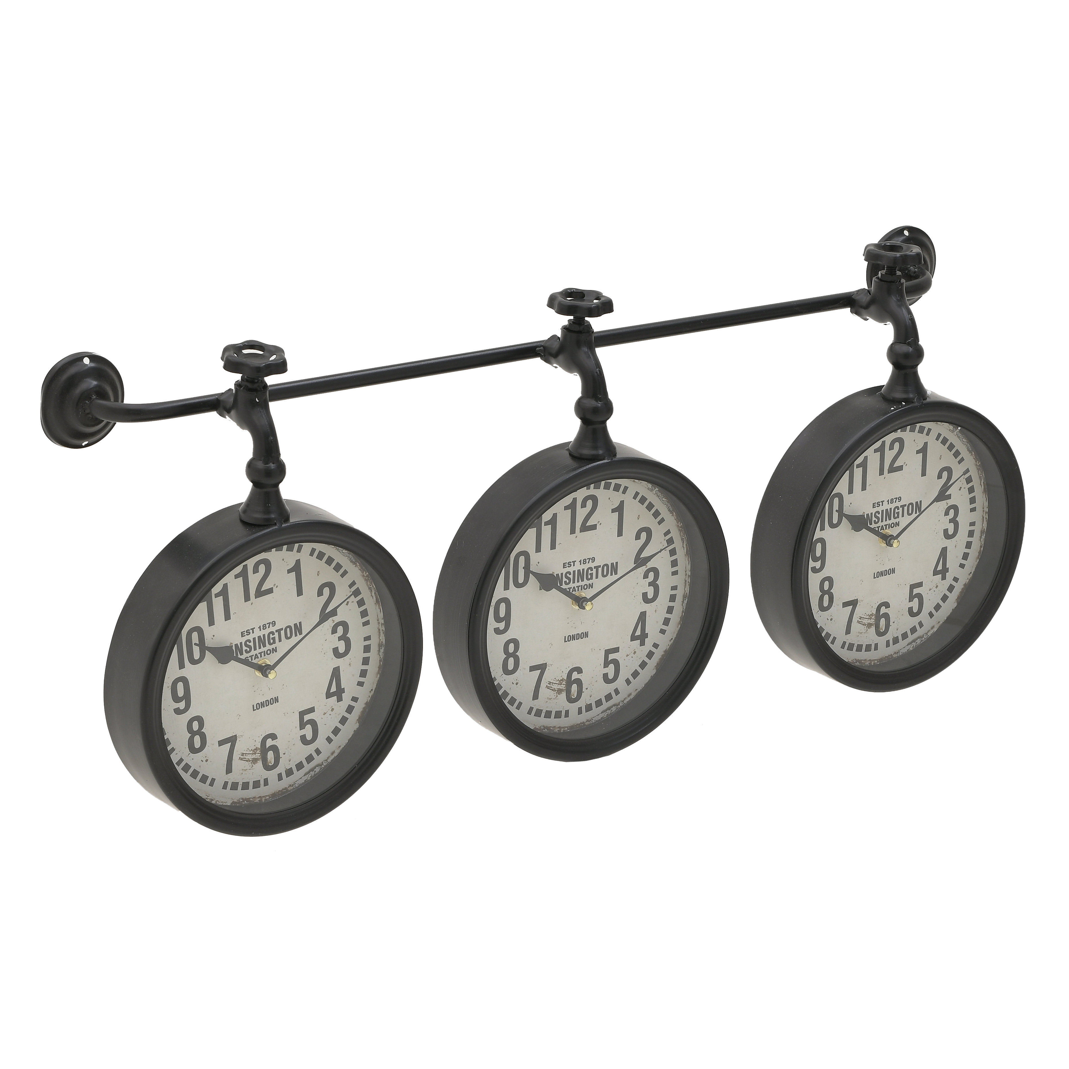 Williston Forge Metal Wall Clock | Wayfair.co.uk