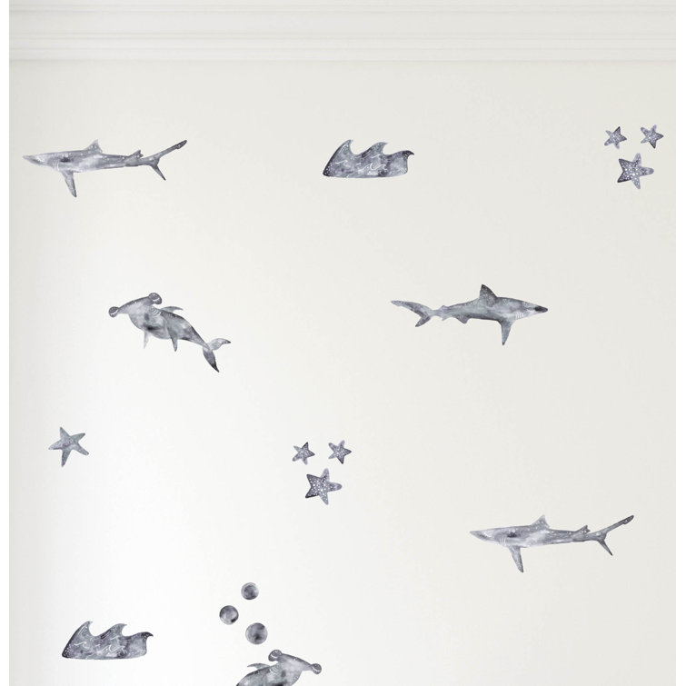 Urban Walls Little Sharks Wall Decal | Wayfair