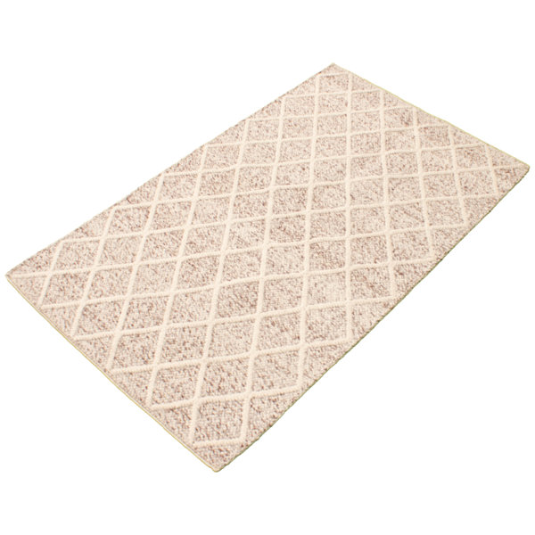 Foundry Select Handmade Wool Ivory/Light Brown Rug | Wayfair