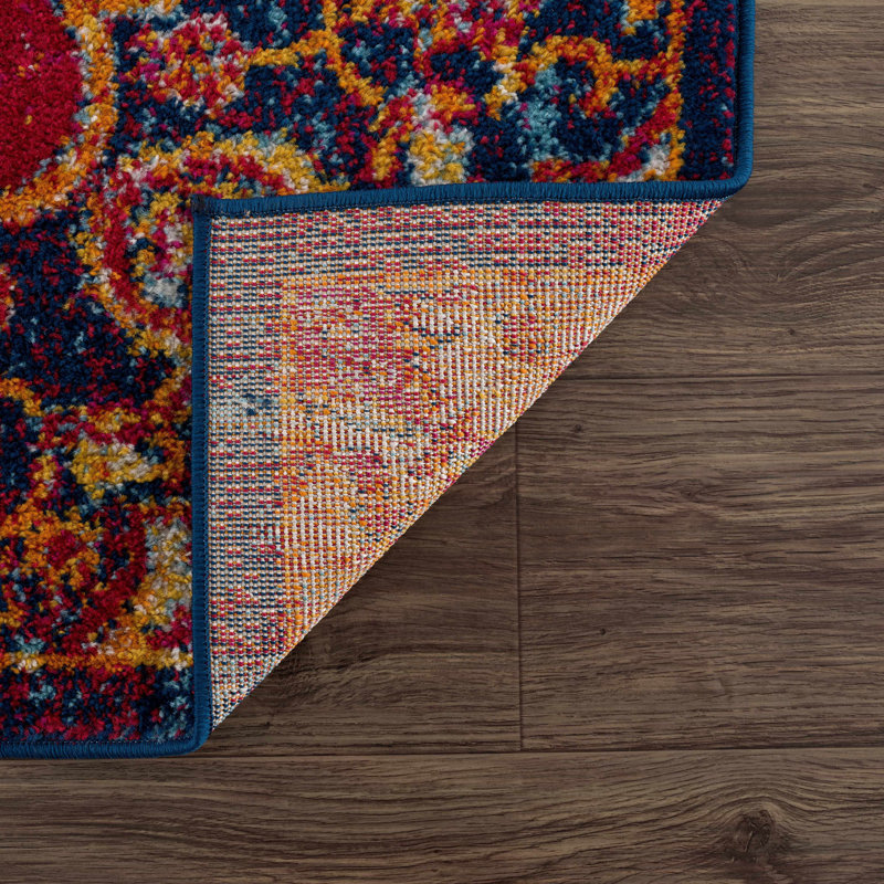 Bungalow Rose Rummond Performance Red Rug & Reviews | Wayfair
