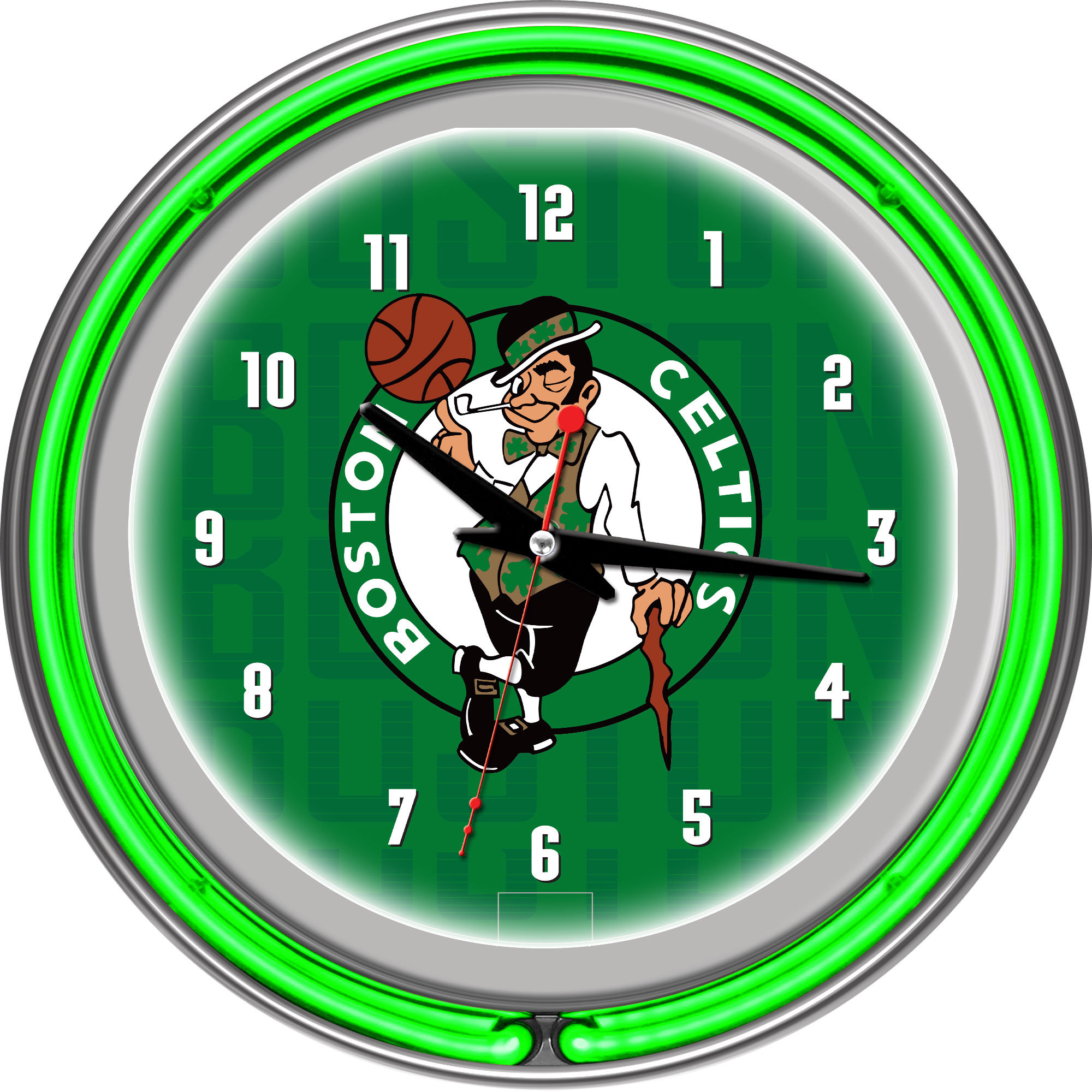 Trademark Global NBA Glass Wall Clock & Reviews | Wayfair