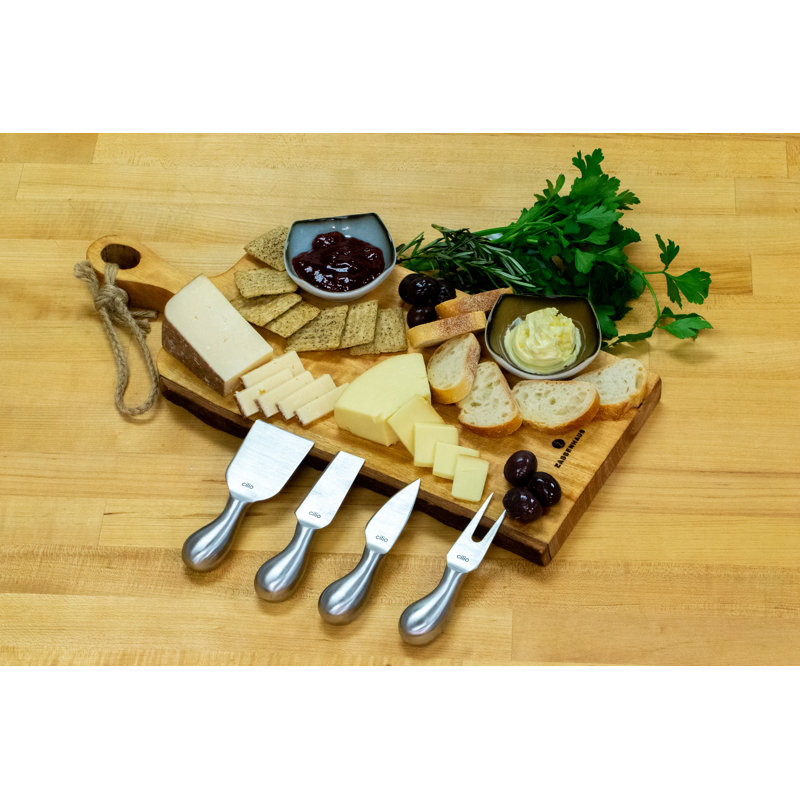 Frieling 4 -Piece Stainless Steel Cheese Serving Set & Reviews | Wayfair