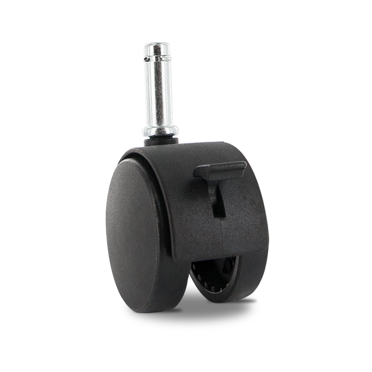 Outwater 2-3/8in. Black Nylon Swivel Hooded Hercules Twin Wheel Caster ...