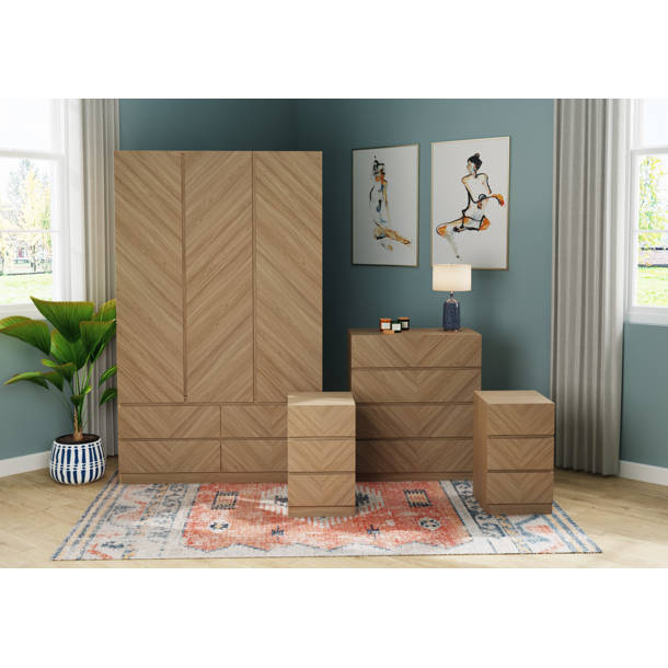 Alpen Home Kascha 2 Door Manufactured Wood Wardrobe | Wayfair.co.uk