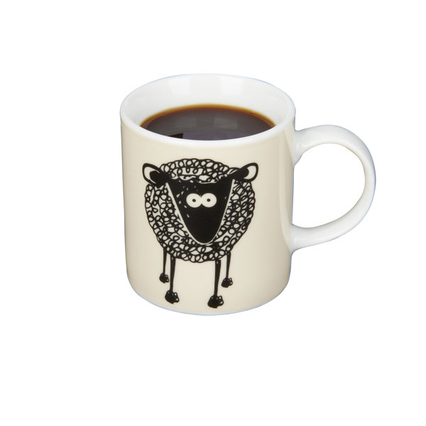 KitchenCraft 80ml Porcelain Sheep Espresso Cups | Wayfair.co.uk