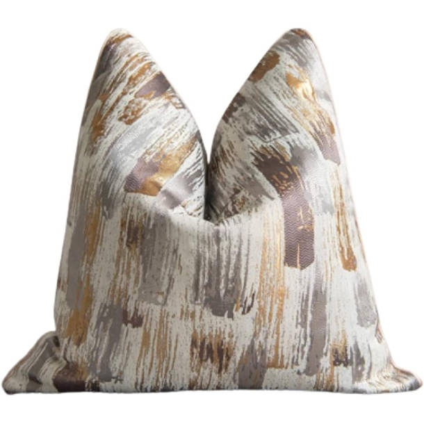 Orren Ellis Mamadou Performance Gray/Gold Rug & Reviews | Wayfair