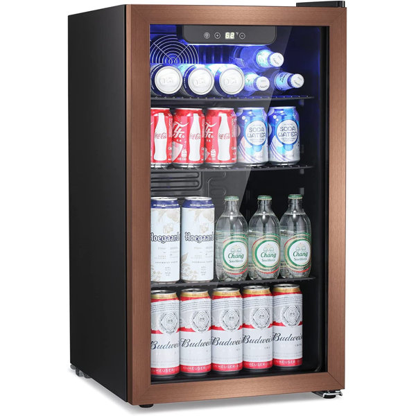 R.W.FLAME 31.5"H X 17.5"W X 19.61"D Beverage Cooler Refrigerator Soda ...