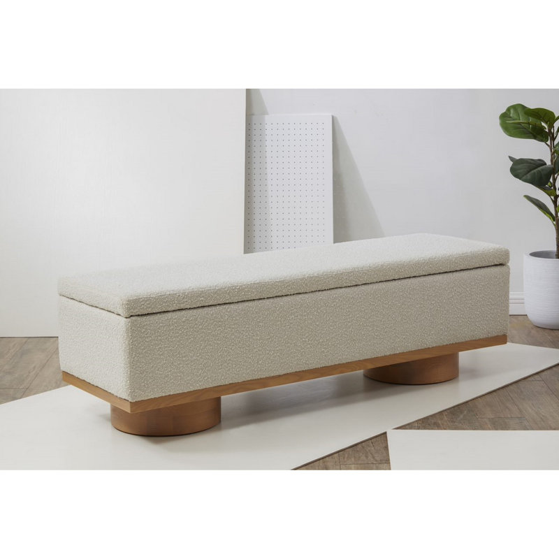 Joss & Main Morje Upholstered Flip Top Storage Bench & Reviews ...