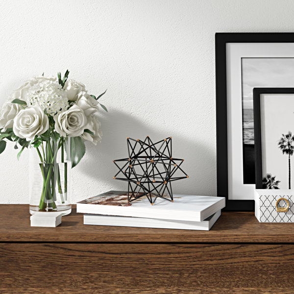 Geometric-tabletop-star-sculpture | Wayfair