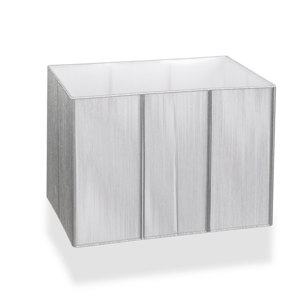 Canora Grey 25Cm H Polyester Rectangular Lamp Shade ( Screw On ) in ...