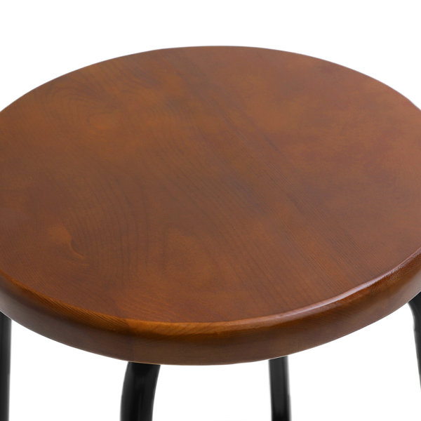 Latitude Run® Alo Solid Wood Adjustable Height Stool | Wayfair