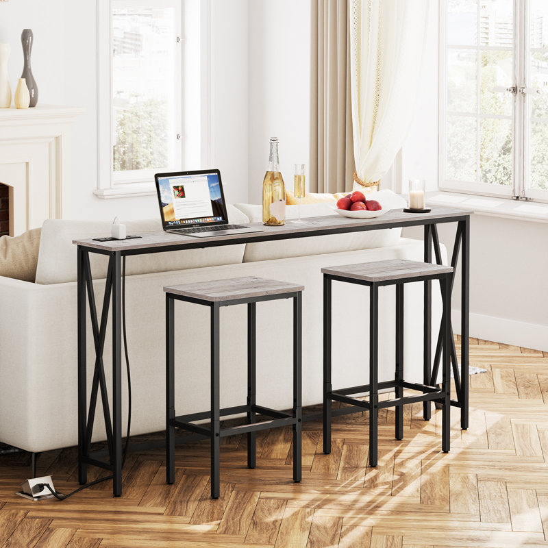 17 Stories Marushka Console Table with Power Outlet & Reviews | Wayfair