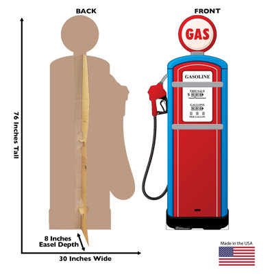 Advanced Graphics Gas Pump Cardboard Cutout Stand-Up & Reviews | Wayfair