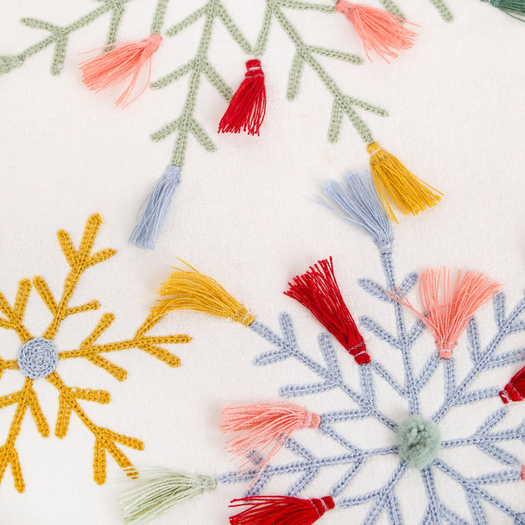 HGTV Home Collection Boho Snowflake Stocking | Wayfair