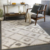 Mistana™ Zebediah Machine Woven / Power Loomed Black/Ivory Rug ...