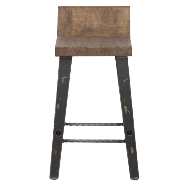 Teak-wood-unfinished-stool | Wayfair