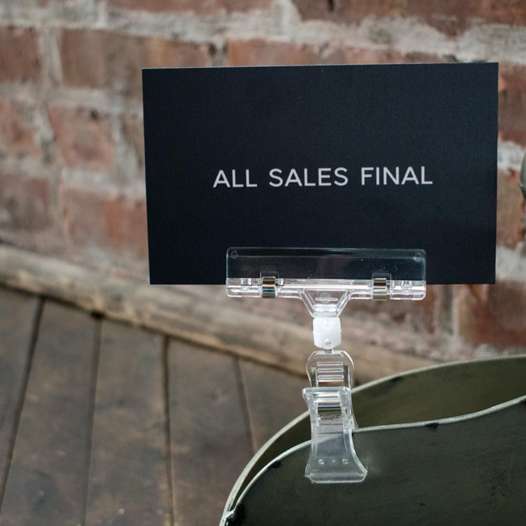 NAHANCO All Sales Final Sign | Wayfair