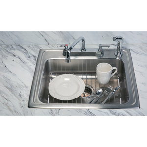 Kitchen Details Sink Protector Stainless Steel Drain Tray & Reviews ...