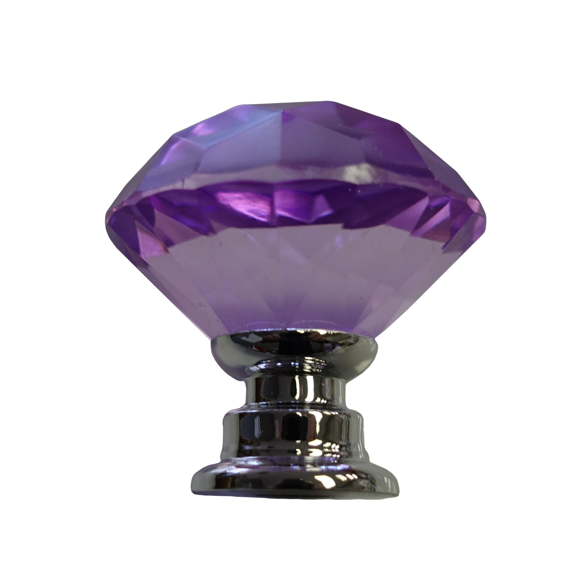 Beauty Acrylic Oversized 1 3/4" Length Geometric Knob & Reviews | Wayfair