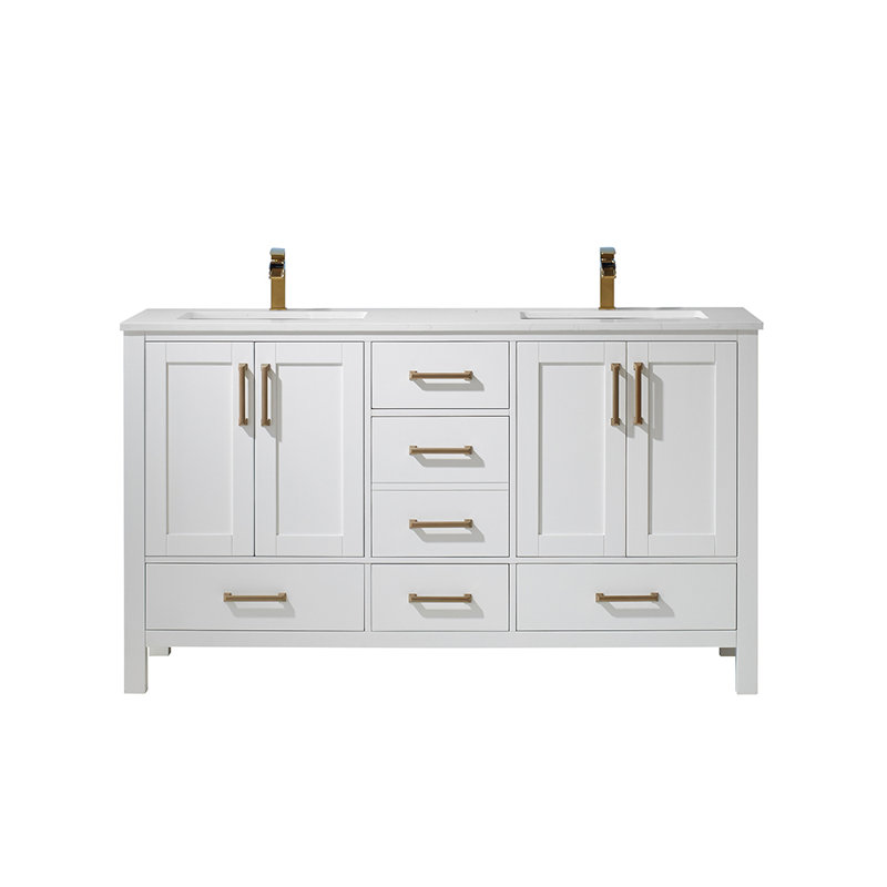 Ryland 60 Double Bathroom Vanity Set at Helen Phillips blog