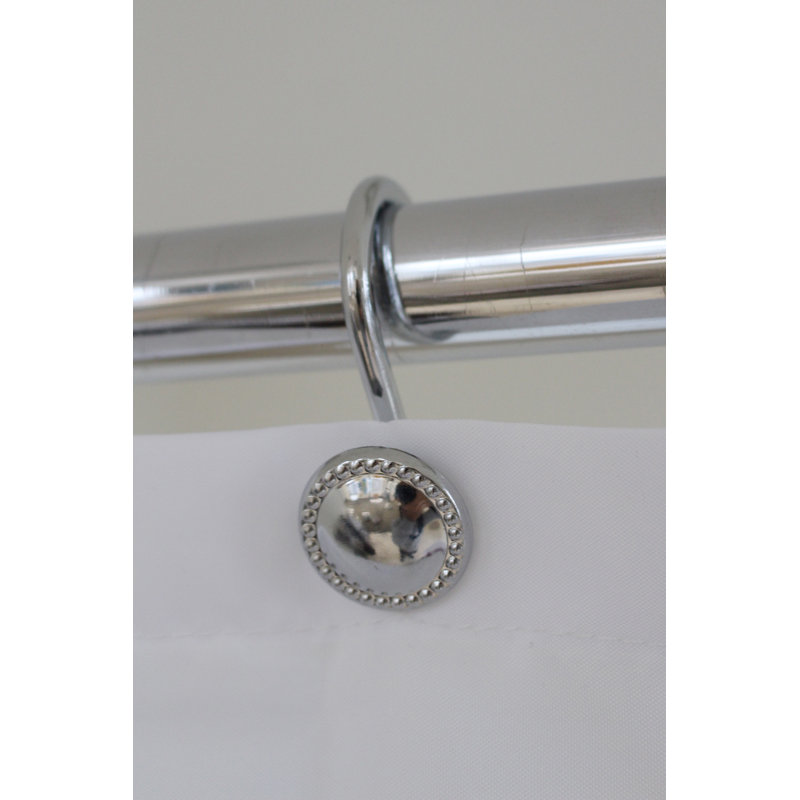 Splash Home Premium Button Shower Curtain Hooks & Reviews | Wayfair