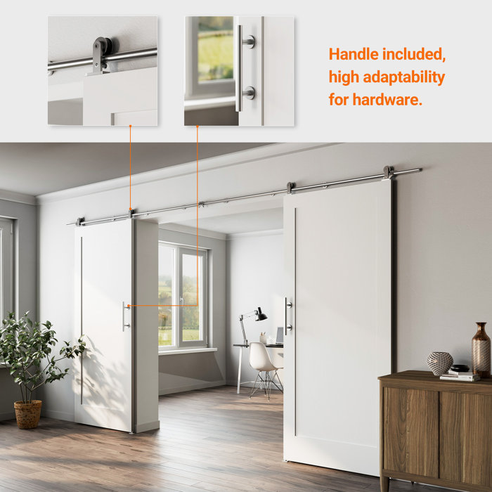 ATT Standard Double Barn Door Hardware Kit | Wayfair