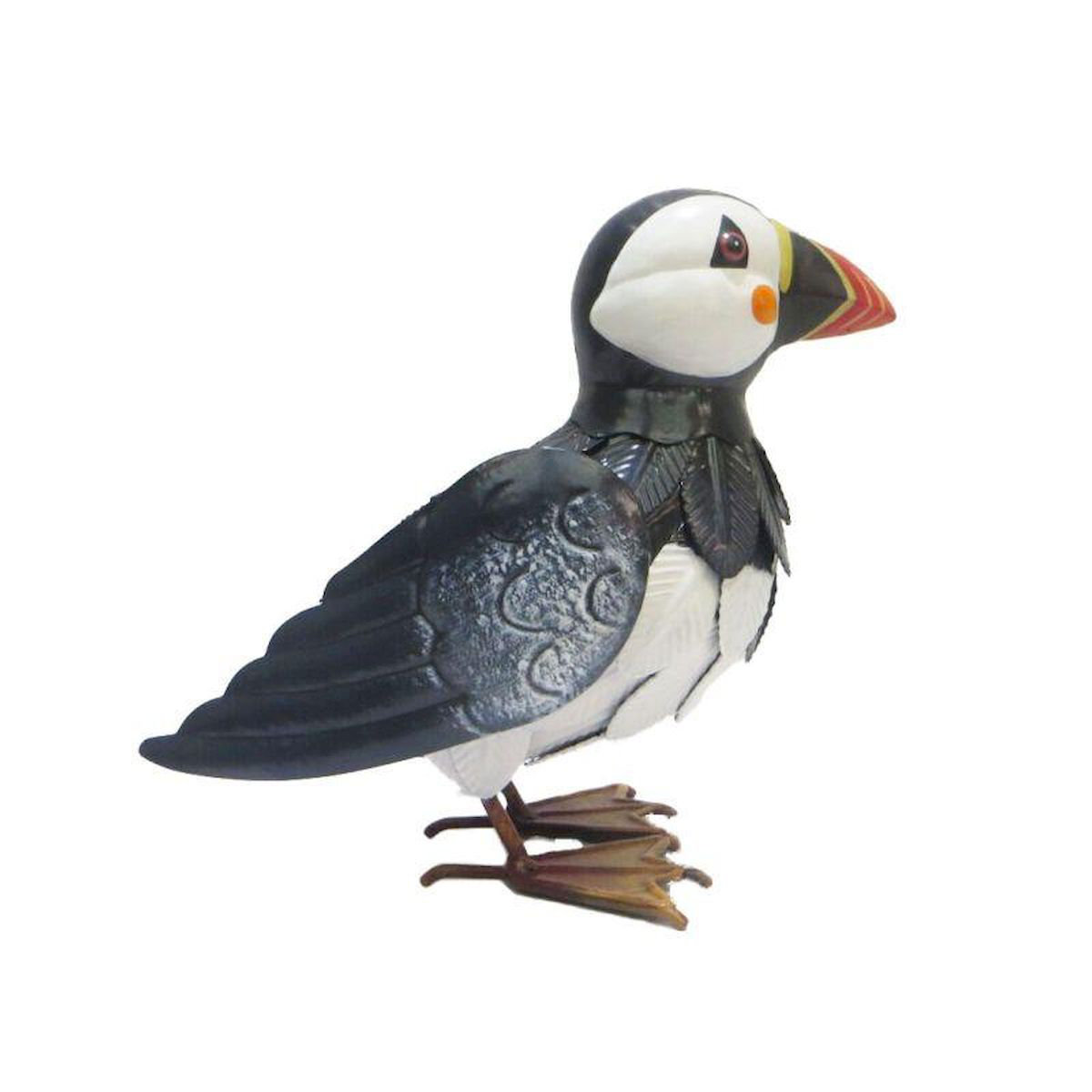 Highland Dunes Metal Puffin Figurine | Wayfair