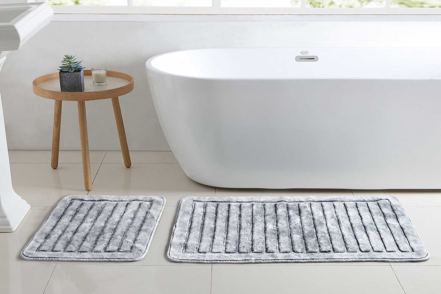 East Urban Home Windgap 2 Piece Bath Mat Set | Wayfair