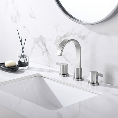 KADILAC Widespread Faucet 2-handle Bathroom Faucet with Drain Assembly ...