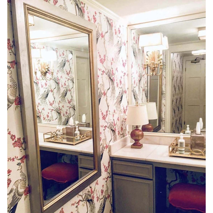 Lillian Home Niko Wood Wall Mirror | Perigold