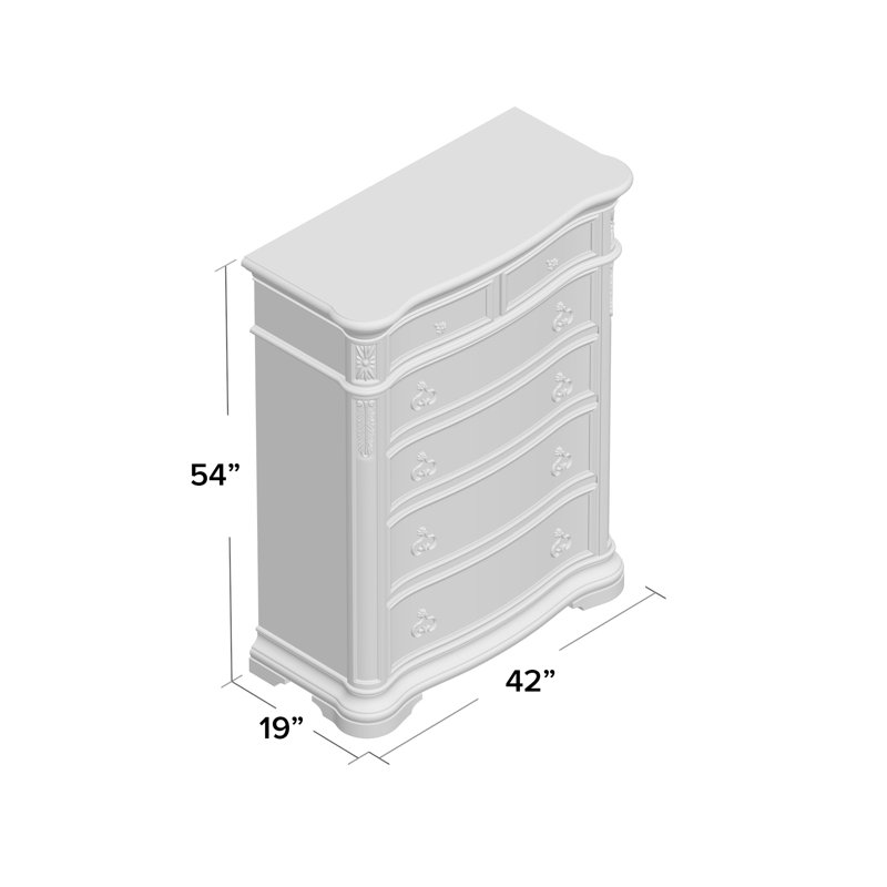 Astoria Grand Fletcher 5 - Drawer Dresser & Reviews | Wayfair