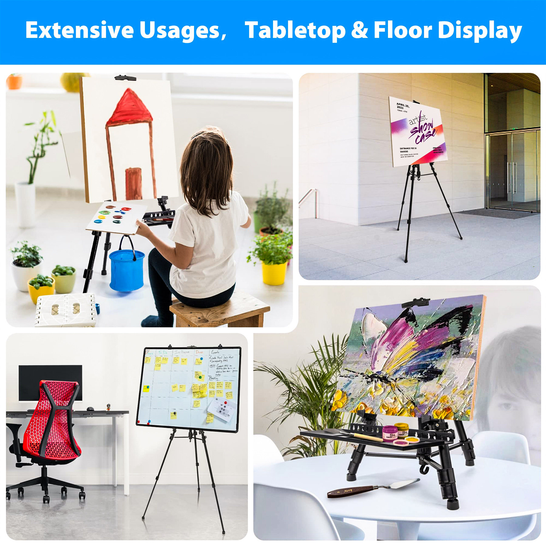 Inbox Zero Maker Tray Tripod Easel | Wayfair.co.uk