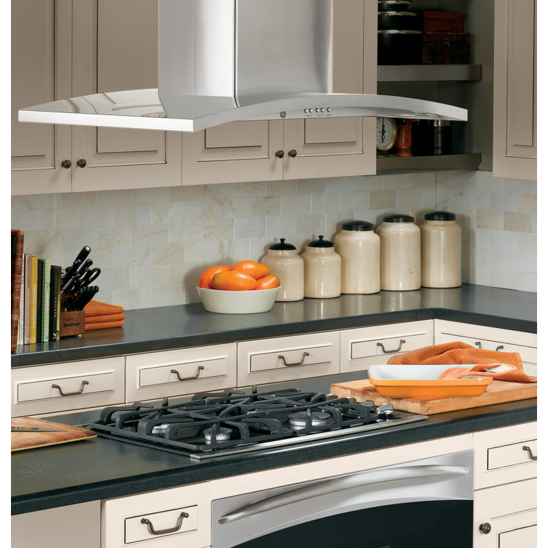 GE Profile™ 36 Inches 450 Cubic Feet Per Minute CFM Convertible Island ...