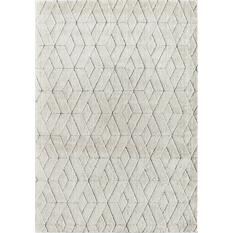 CosmoLiving by Cosmopolitan Power Loom Ivory Rug & Reviews | Wayfair.co.uk