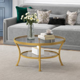 Wayfair | Gold Round Coffee Tables You'll Love in 2023