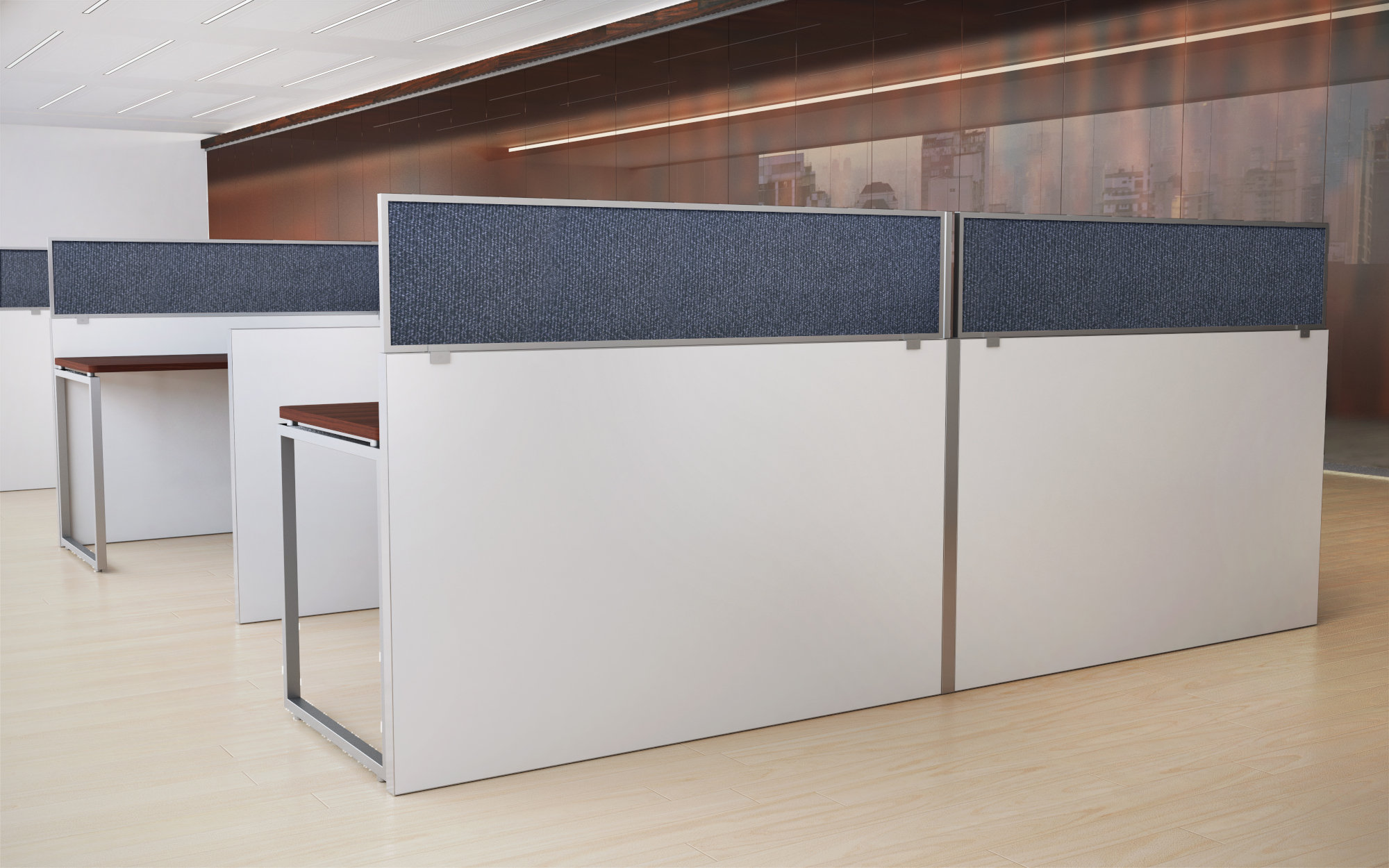 OBEX Acoustical Cubicle Mounted Privacy Panel with Large Bracket | Wayfair