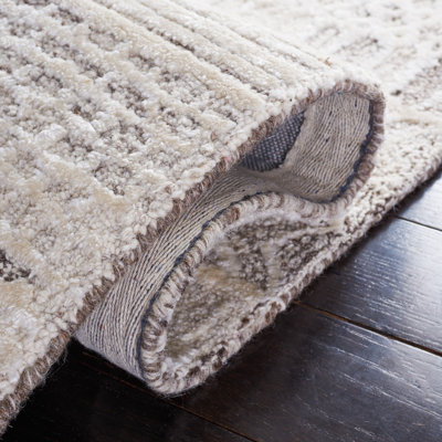 Foundry Select Tajolosa Handmade Natural/Ivory Rug | Wayfair
