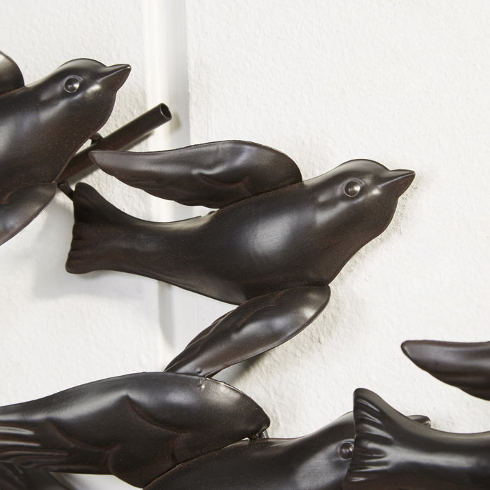 Breakwater Bay Swallow Flock Metal Wall Decor & Reviews | Wayfair