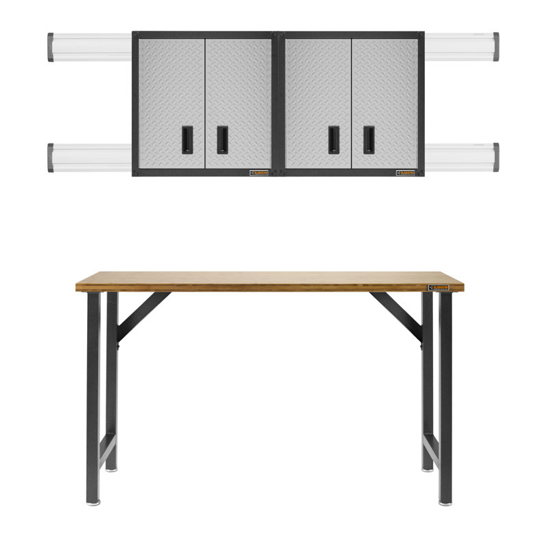 Gladiator 66-1/2" Wide Hardwood Modular Workbench & Reviews | Wayfair