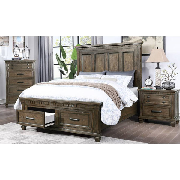 F&L Homes Studio Esworthy Storage 3 Piece Bedroom Set - Wayfair Canada