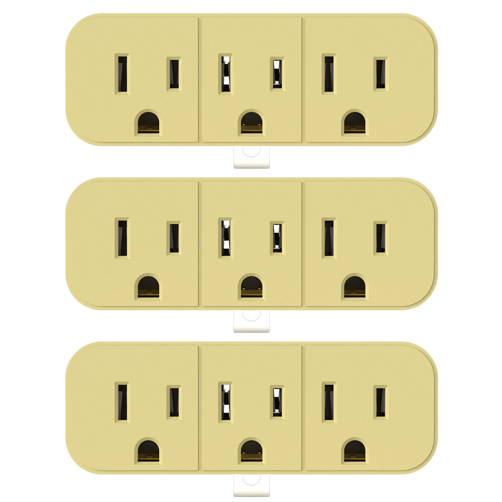 ELEGRP 15-Amp Triplex Outlet | Wayfair