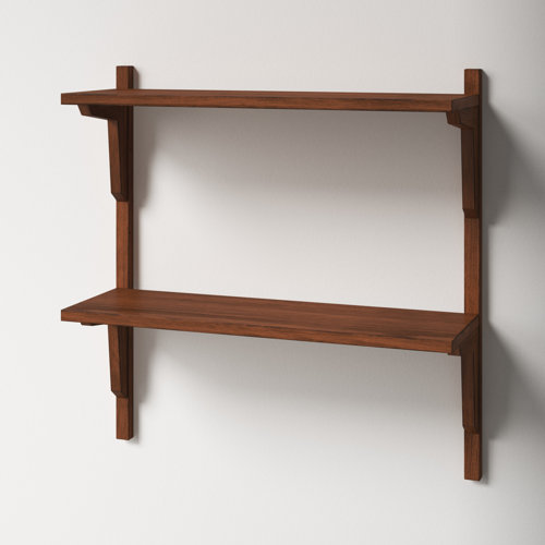 AllModern Baez Poplar Solid Wood Wall Shelf & Reviews | Wayfair