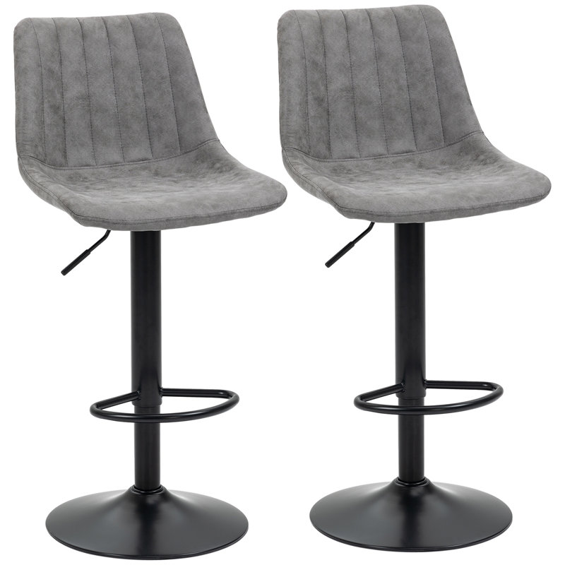 Ebern Designs Kait Height Adjustable Bar Stool | Wayfair.co.uk