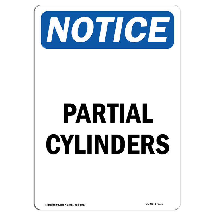 SignMission Partial Cylinders Sign | Wayfair