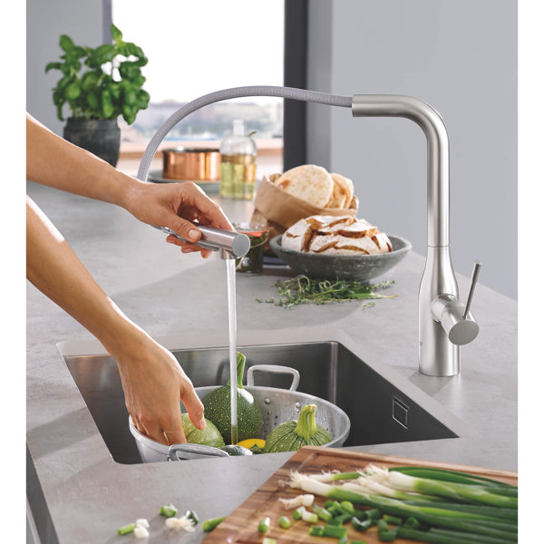 GROHE Essence Pull Out Kitchen Faucet & Reviews | Wayfair