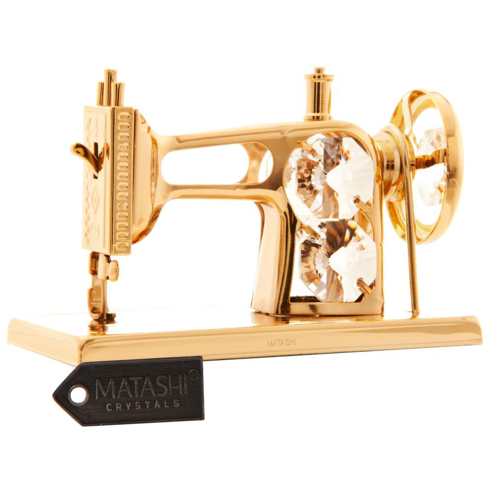 MatashiCrystal Sewing Machine Sculpture | Wayfair