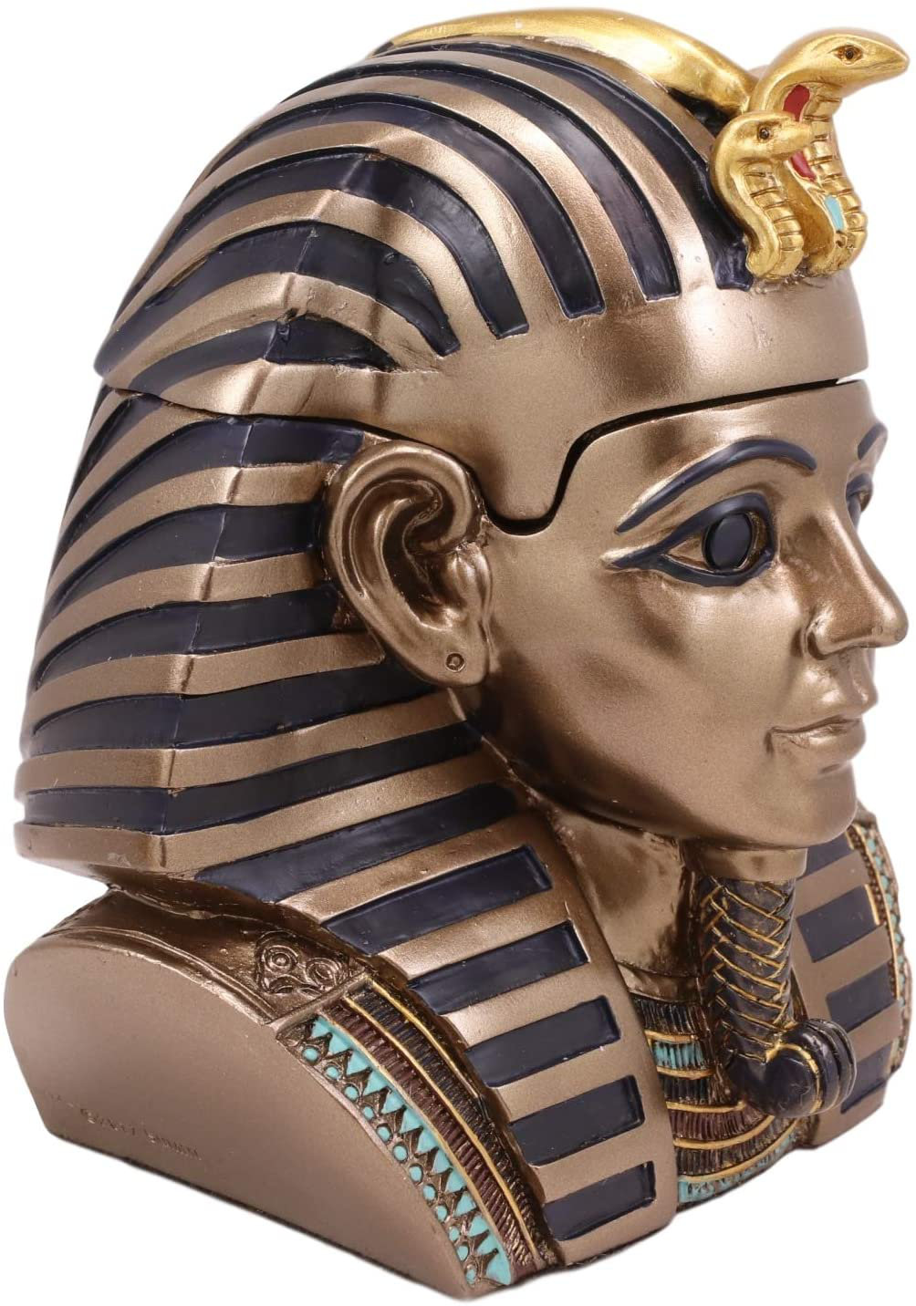 Trinx Delioara Ebros Ancient Egypt King Tut Pharaoh Bust with Royal ...
